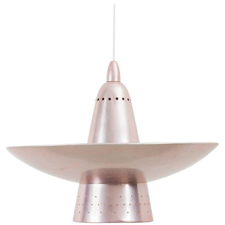 Pink Anodized Aluminium Pendant at 1stDibs