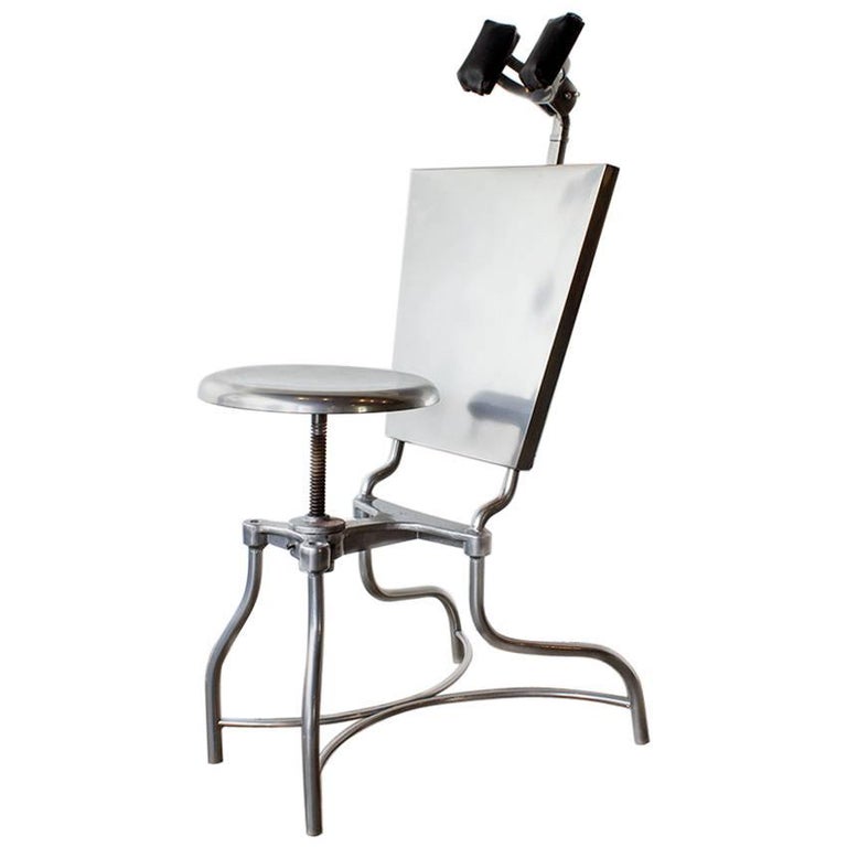 1930s Steel Medical Exam Chair, Refinished at 1stDibs | medical exam ...