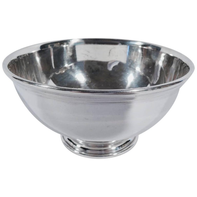 Traditional English Sterling Silver Bowl by James Robinson For Sale at ...