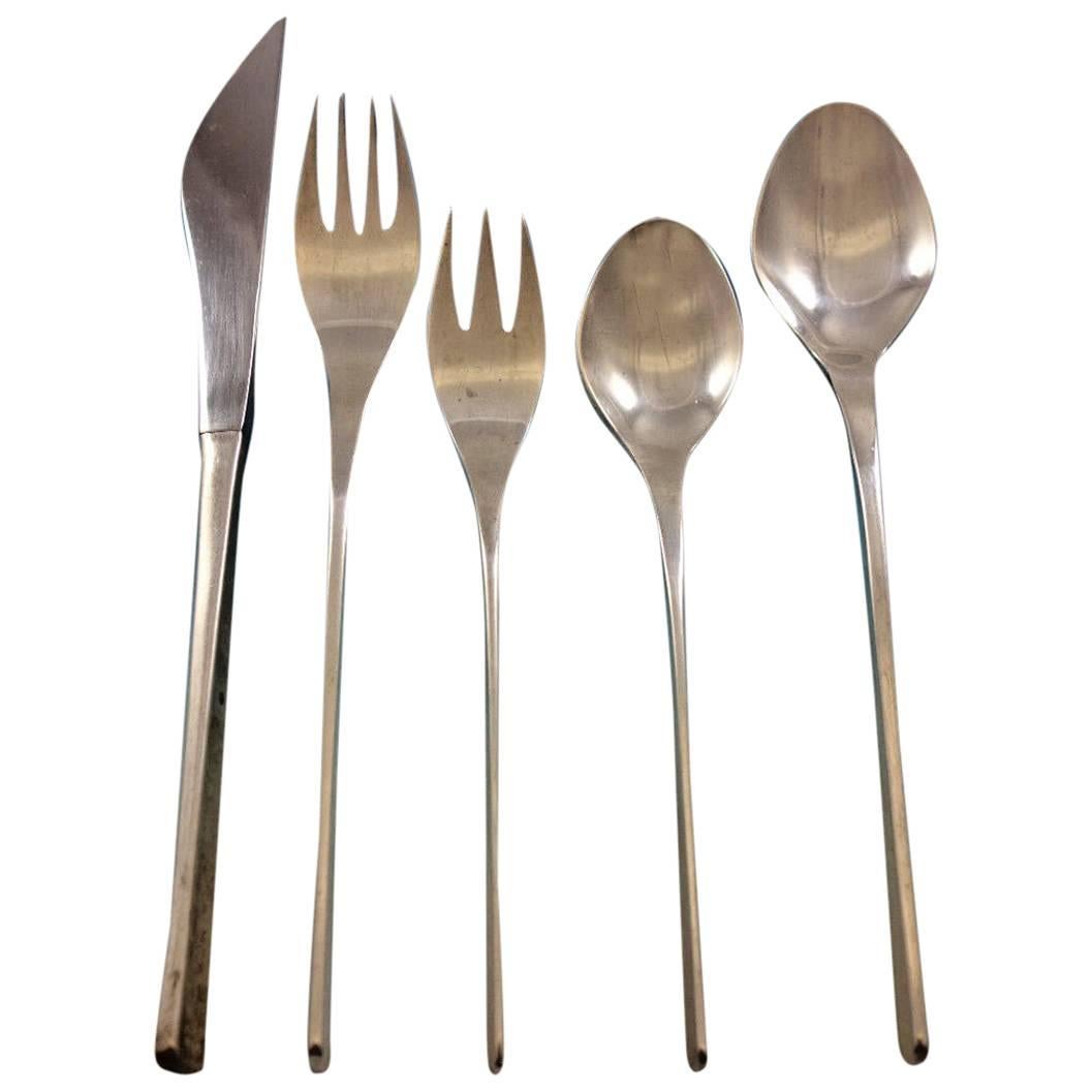 Vision by International Sterling Silver Flatware Set Mid-Century Modern ...