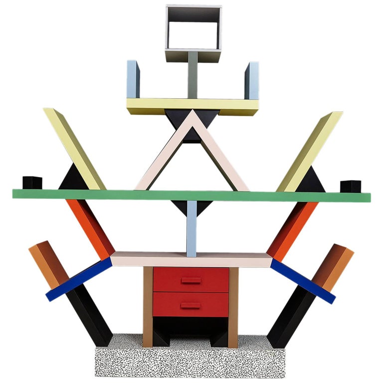 Ettore Sottsass for Memphis Freemont Cabinet at 1stdibs
