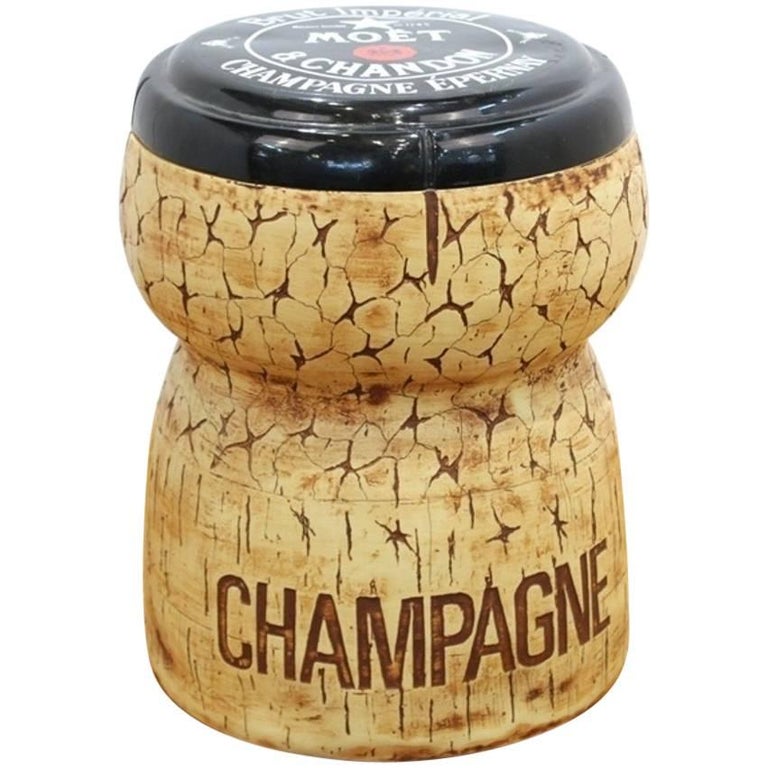 Large Moet and Chandon Cork Ice Cooler at 1stDibs