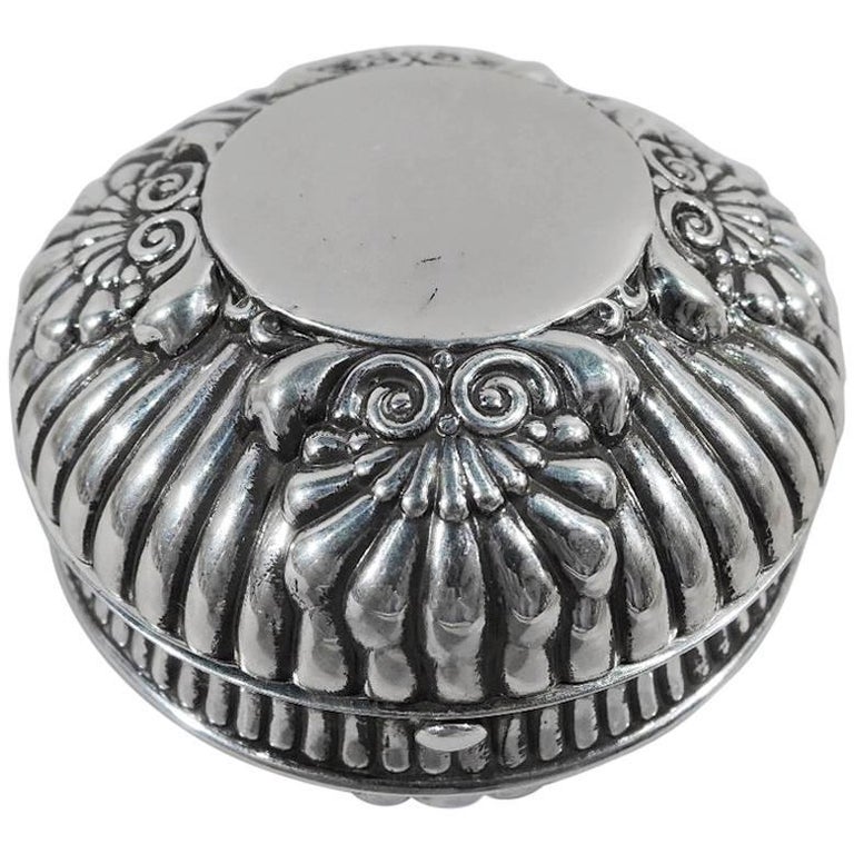 Antique Gorham Sterling Silver Portable Inkwell For Sale at 1stDibs