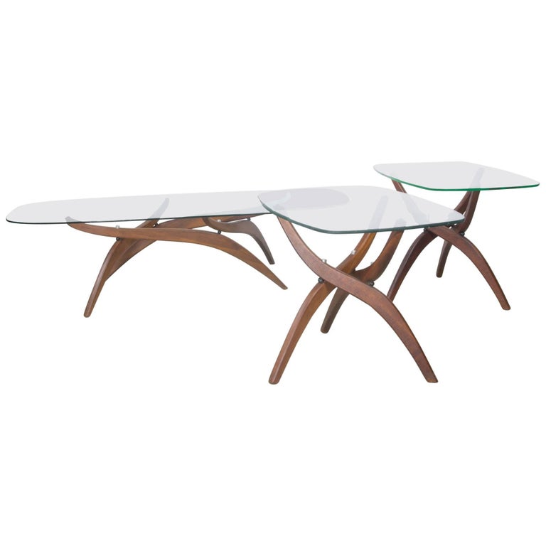 Cocktail Table and Side Tables by Forest Wilson at 1stDibs