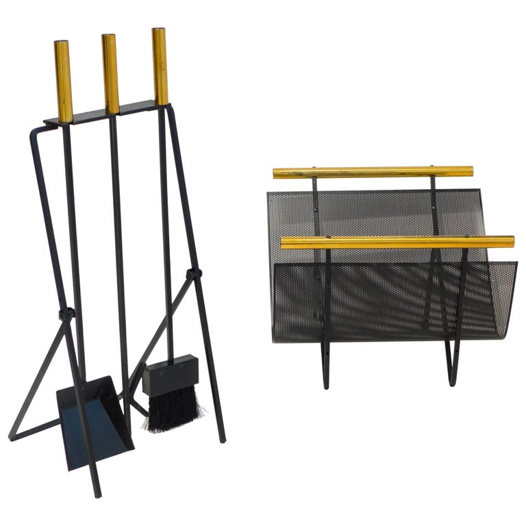 Gene Tepper Fireplace Set at 1stDibs