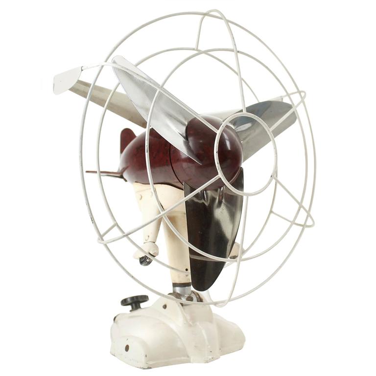 1930s Art Deco Electric Fan Aircraft Airplane Design, Modernist Design ...