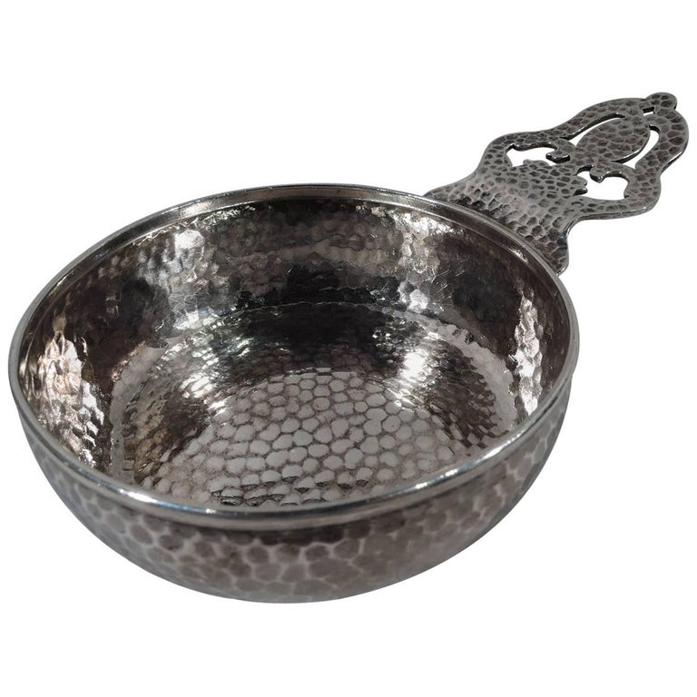 Tiffany Craftsman Hand-Hammered Sterling Silver Porringer For Sale at ...
