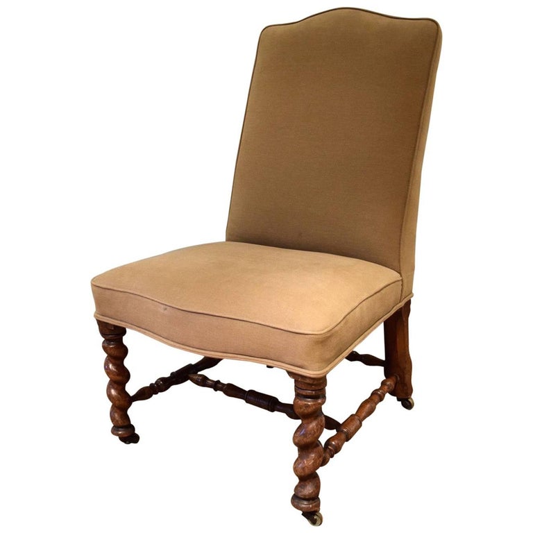 18th Century Chair with Twisted Legs For Sale at 1stDibs