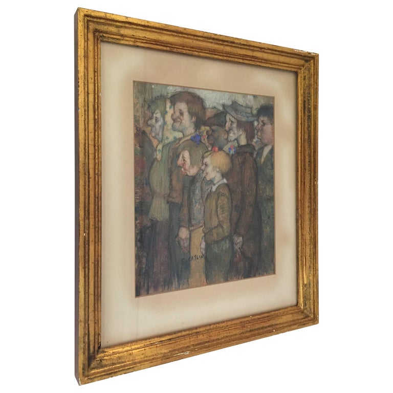 1930s Christopher Henry Herbert Catlin Pastel For Sale at 1stdibs