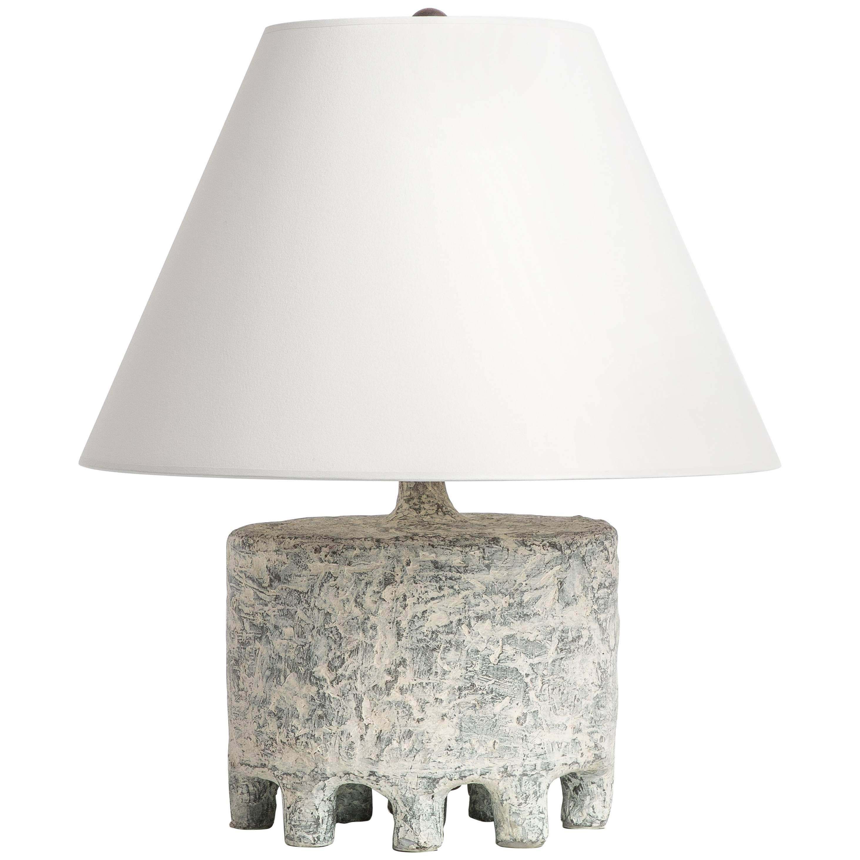 Cast Resin Plaster Texture Cubetto Table Lamp, Kacper Dolatowski For ...