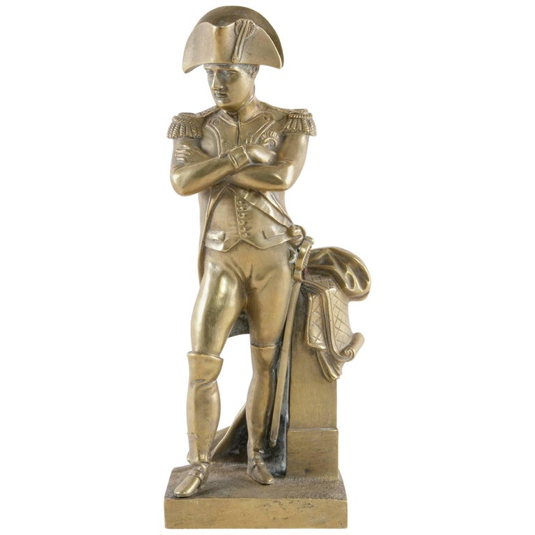 Late 19th Century French Bronze Statue or Sculpture of Napoleon ...