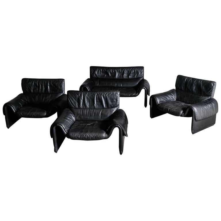 Desede Sofa, Three Armchairs and One-Three Seat at 1stDibs
