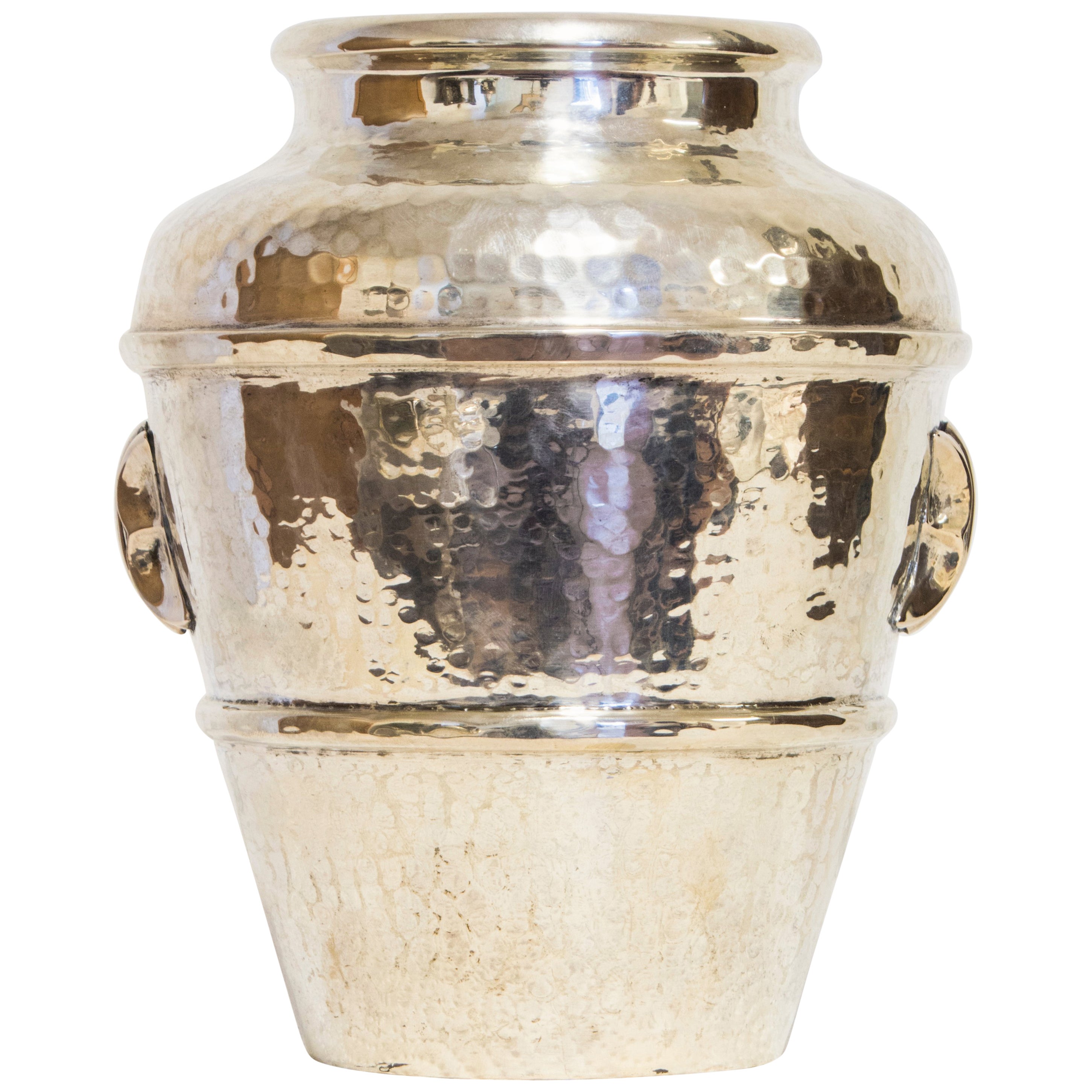 Vintage Silver Vase, Italy, Mid-20th Century For Sale at 1stDibs