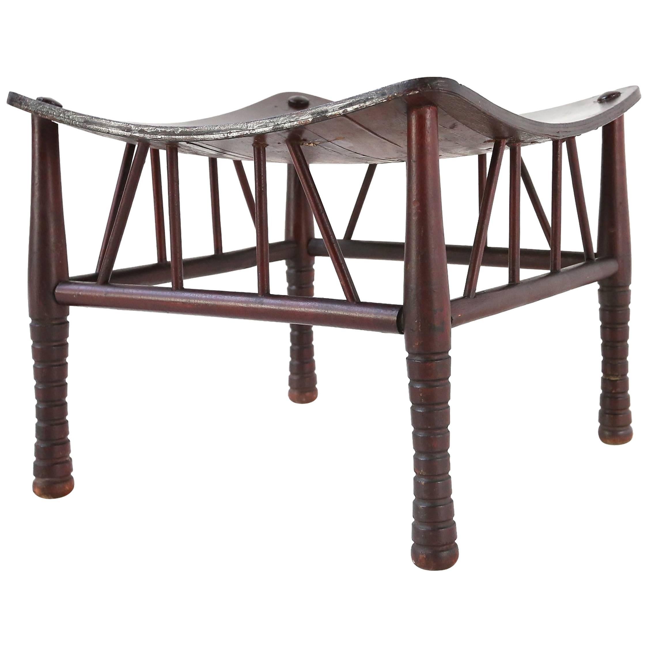 Arts and Crafts Liberty and Co. Thebes Stool at 1stDibs