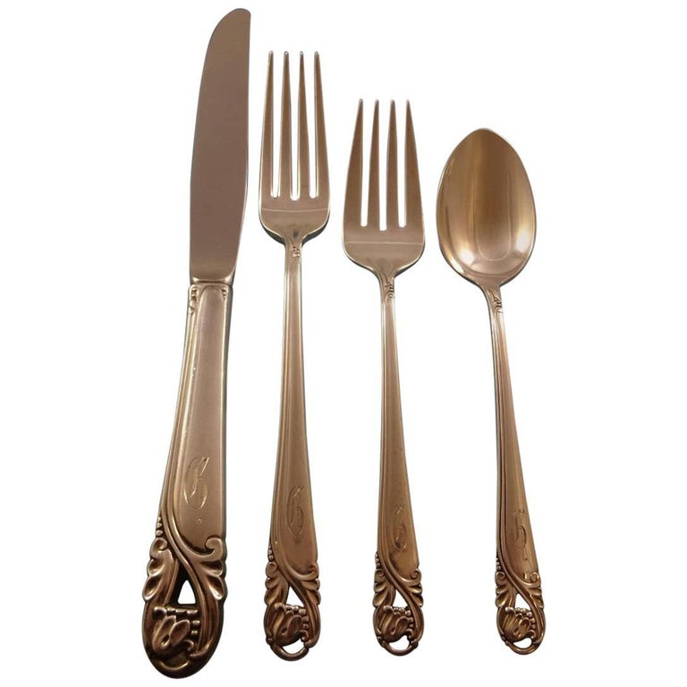 Spring Glory by International Sterling Silver Cutlery Set Service 41 ...