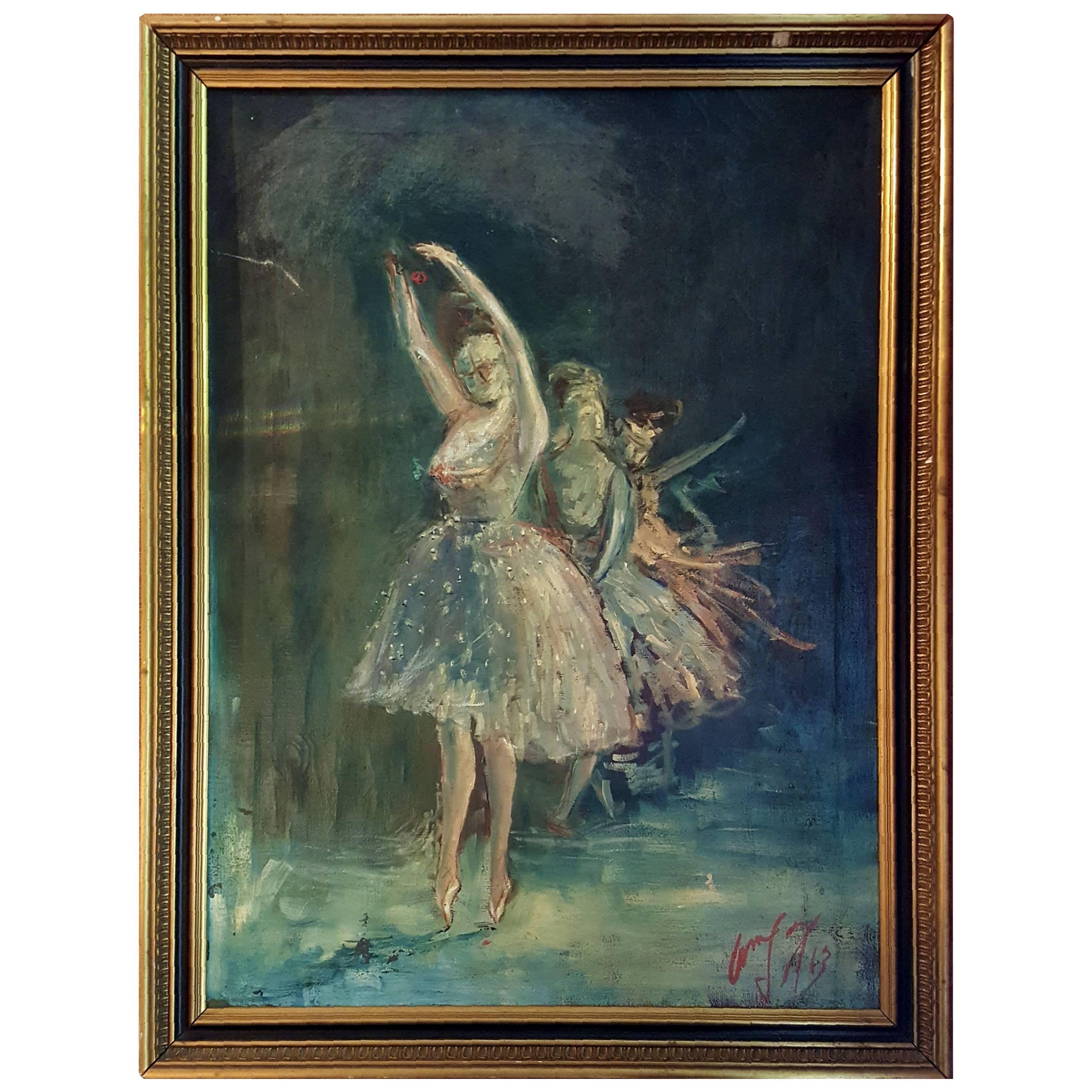 Jackie Kennedy Oil Painting by Jay Fleming For Sale at 1stDibs