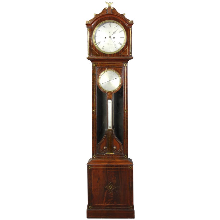 Irish Regency Eight Day Tall Case Clock at 1stDibs