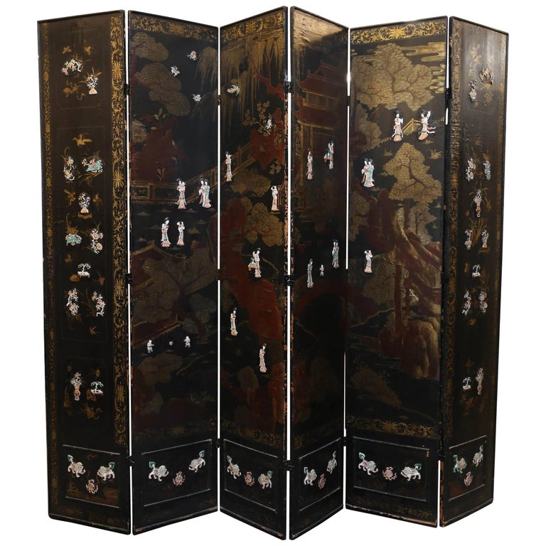 Chinese Screen or Room Divider at 1stDibs