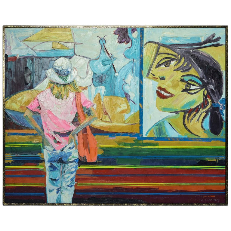 Painting by Edith Goldman at 1stDibs