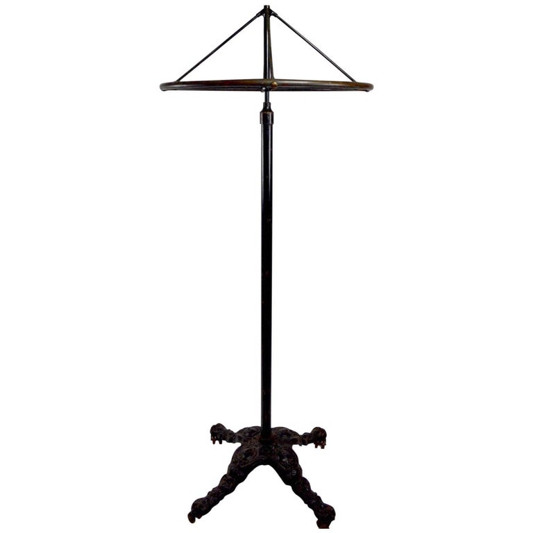 Revolving Industrial Garment Coat Rack at 1stDibs