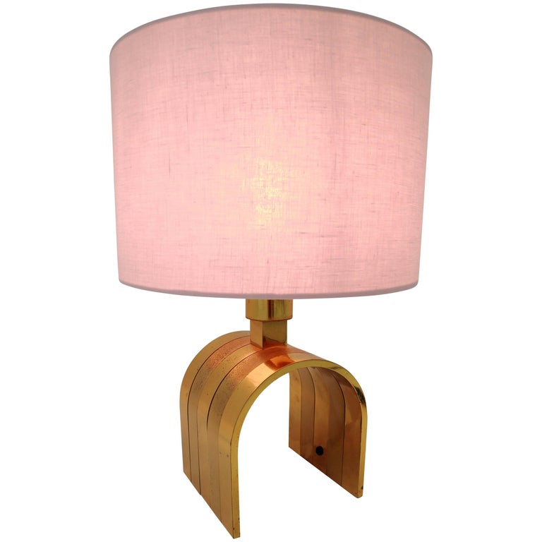 Romeo Rega Arch Shaped Table Lamp at 1stDibs