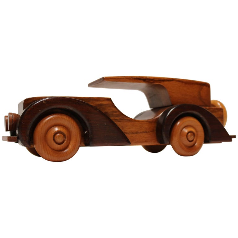 Two-Tone Art Deco Car Model at 1stDibs