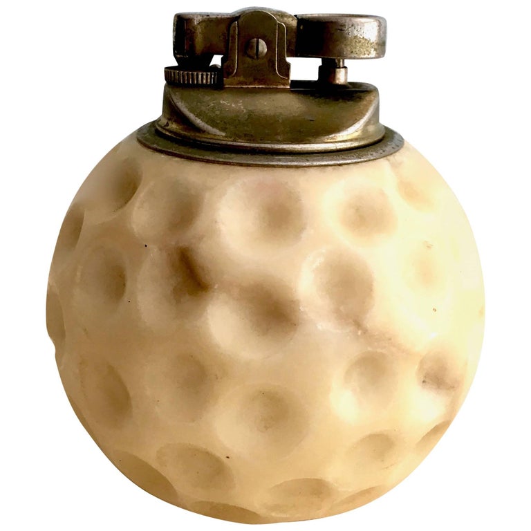 Vintage Marble Golf Ball 420 Cigarette Lighter at 1stDibs