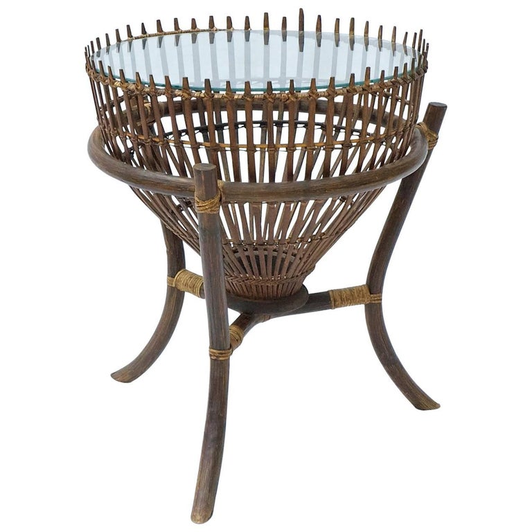 Interesting Boho Chic African Side Table at 1stDibs
