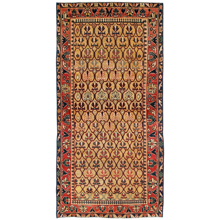 Vintage Persian Hamadan Rug For Sale at 1stDibs