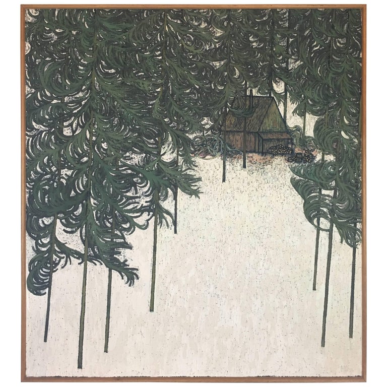 Oil on Canvas by Art Hansen, 1963, Pacific Northwest Artist, Seattle at ...
