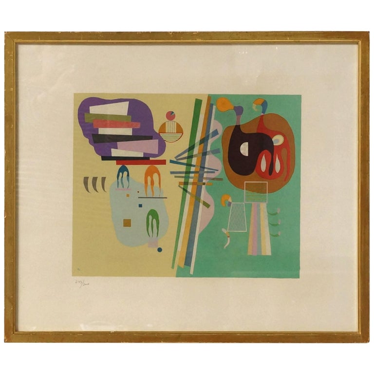 Limited Wassily Kandinsky Untilled Lithograph 1939 Edition 243/300 at ...