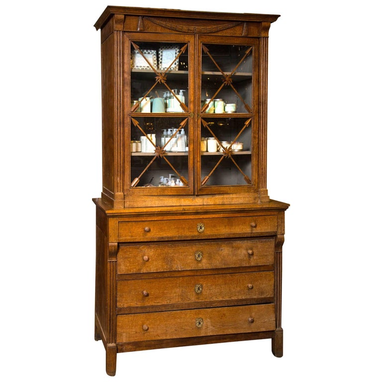 French Glass Front Buffet For Sale at 1stDibs