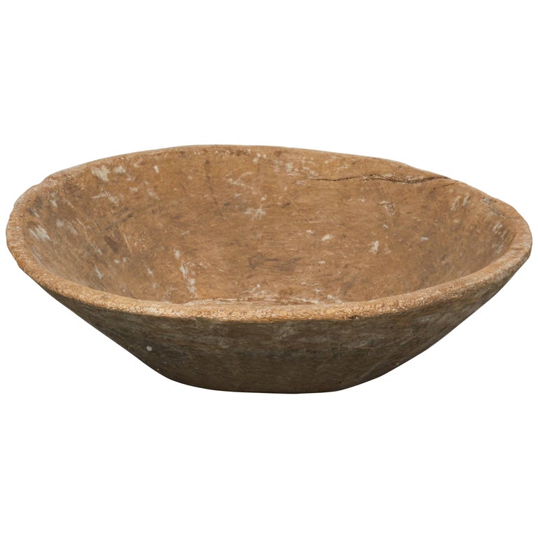 Antique Work Bowl with Great Wear at 1stDibs