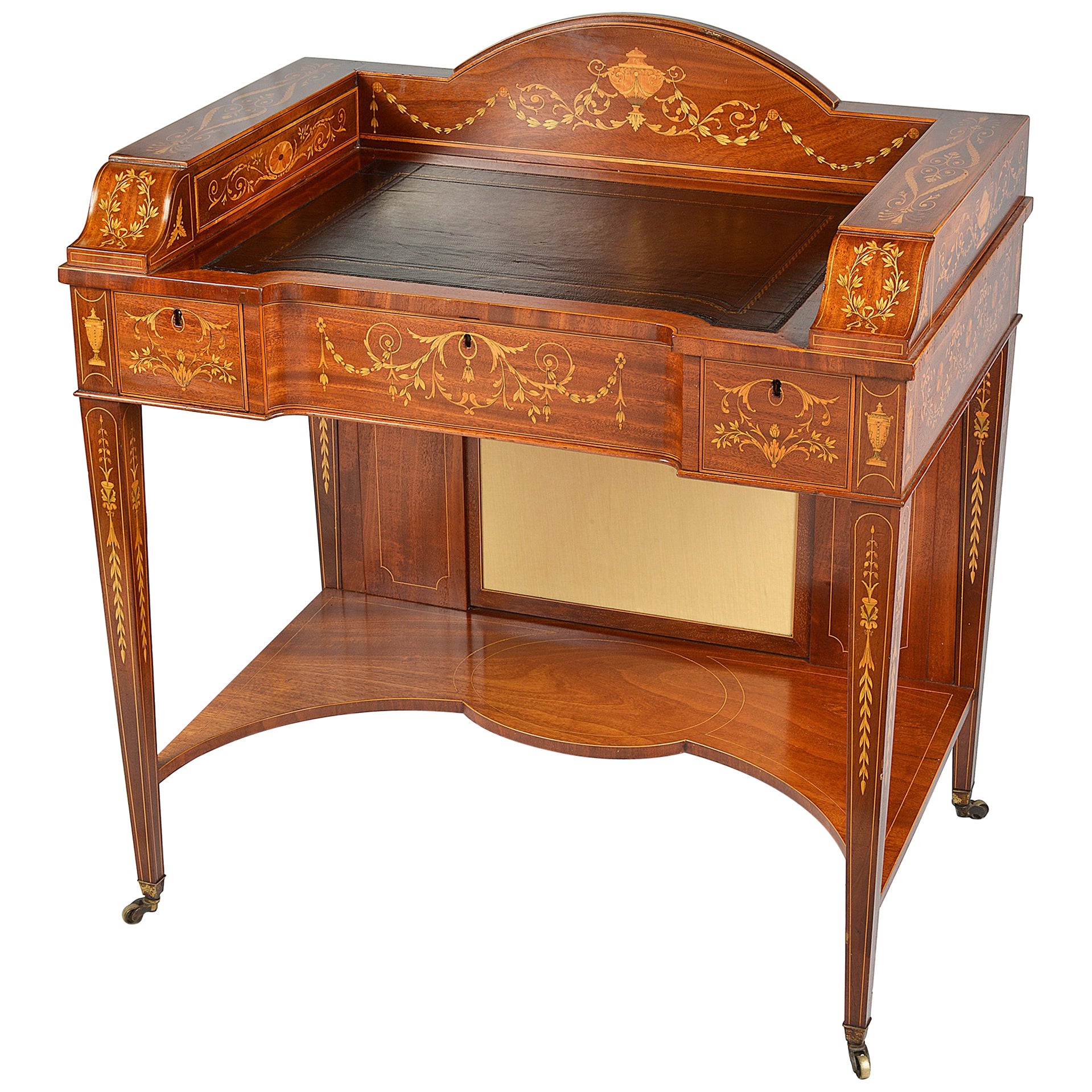 Craft Revival hand crafted Cocobolo Wood Desk at 1stDibs