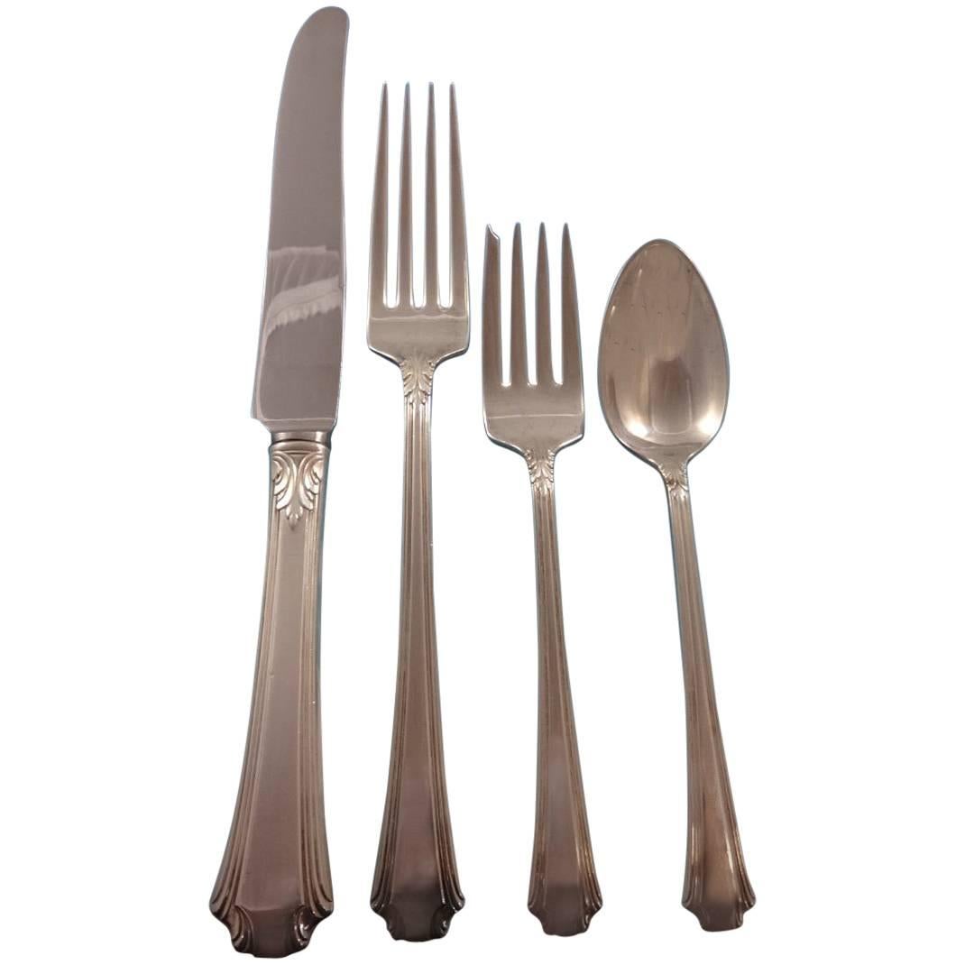 Colonial by Camusso Sterling Silver Flatware Set for 12 Service 194 Pcs ...