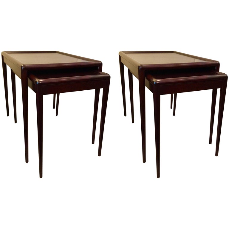 Pairs of Nesting Tables by T.H. Robsjohn-Gibbings for Widdicomb at 1stDibs