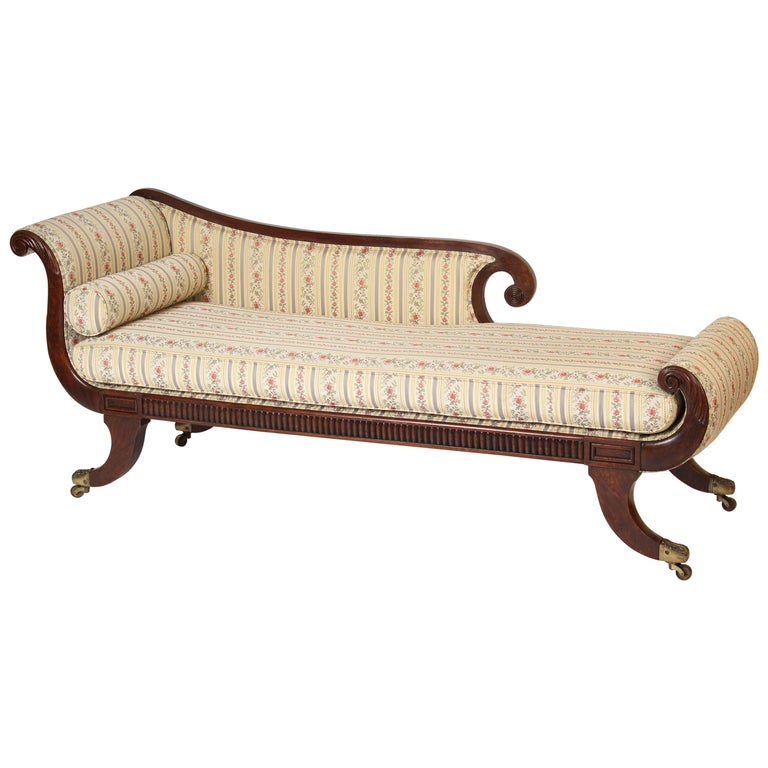 English Regency Recamier at 1stDibs
