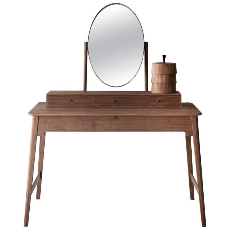 Pinch Lana Dressing Table, Walnut For Sale at 1stDibs