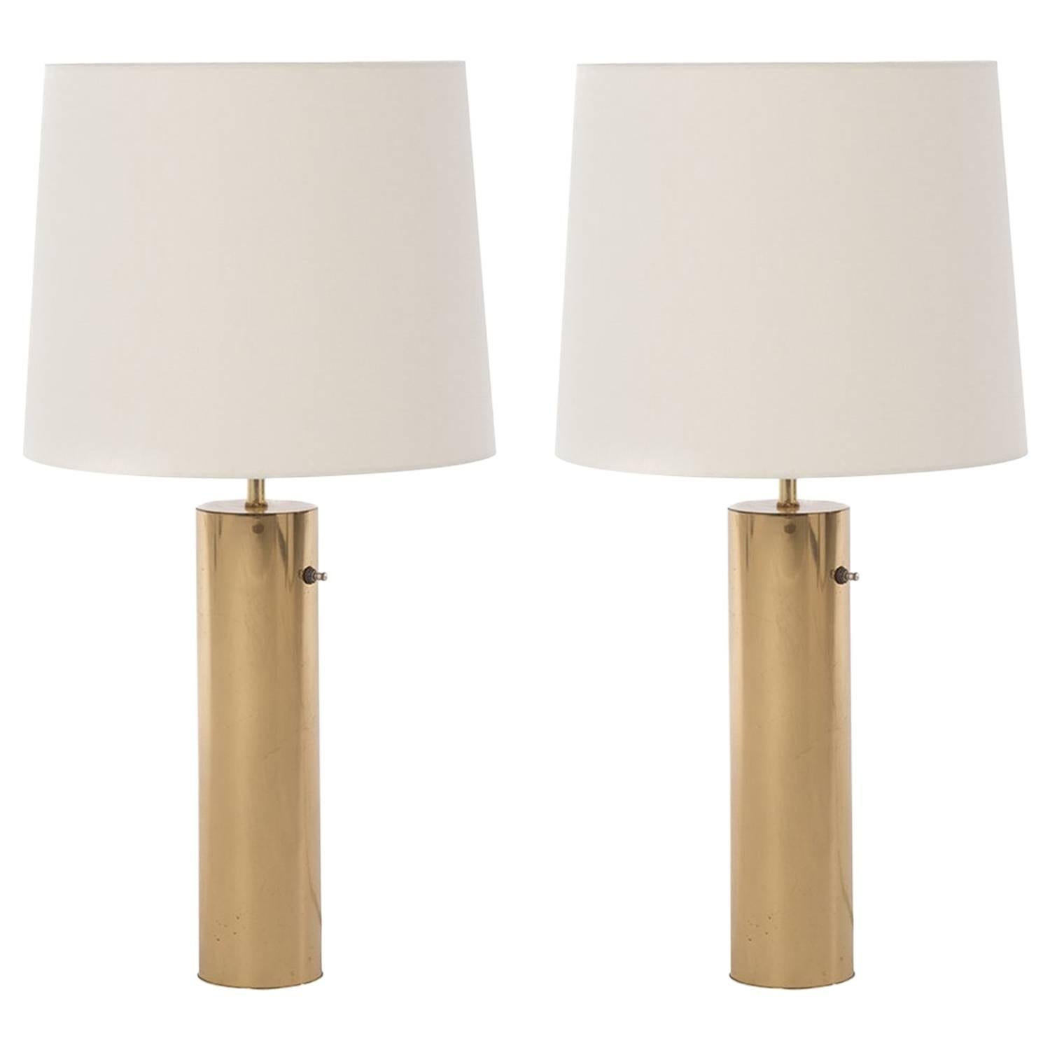 Vintage Nessen Studio Marble Table Lamp For Sale at 1stDibs