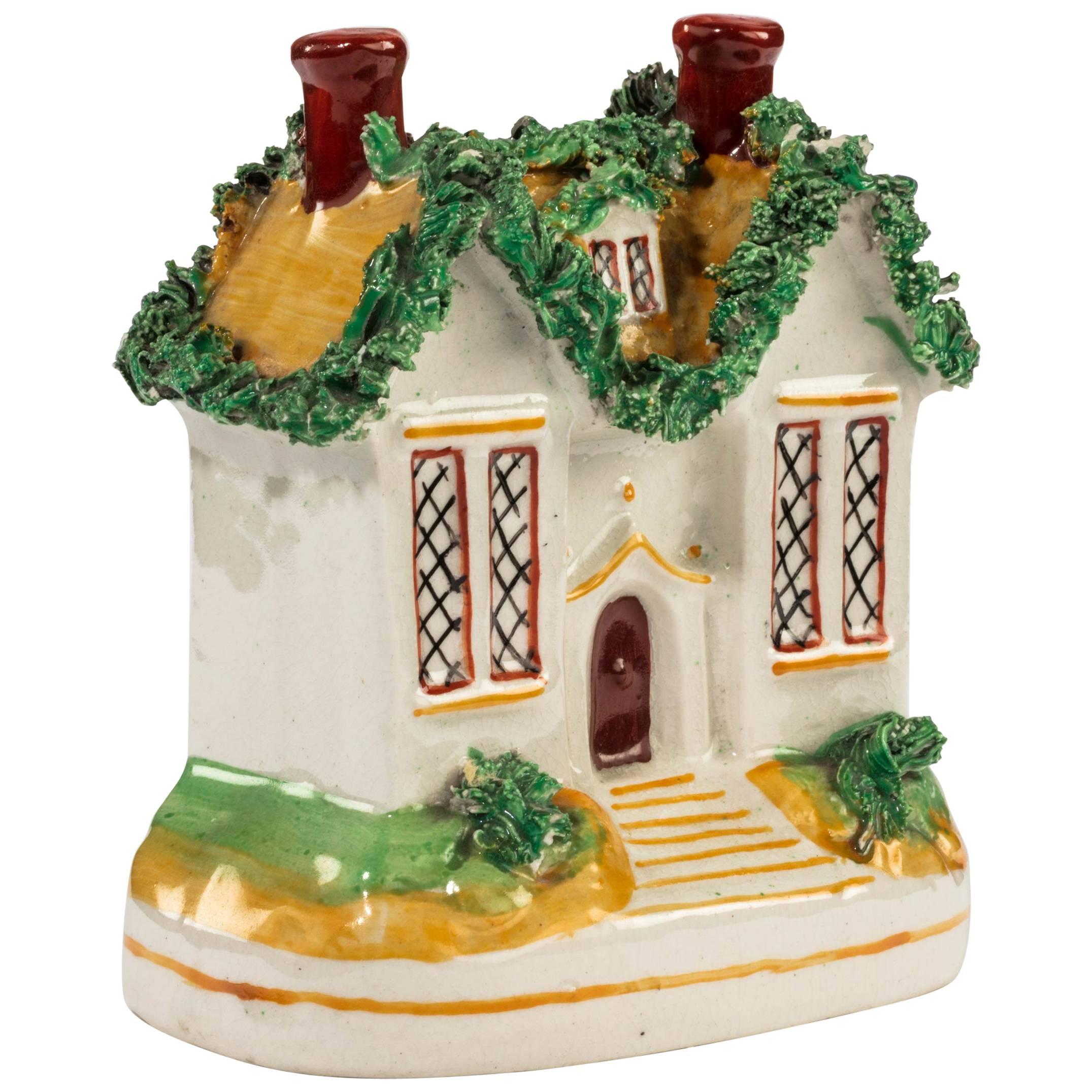 Late 19th Century Staffordshire Pottery Money Box at 1stDibs