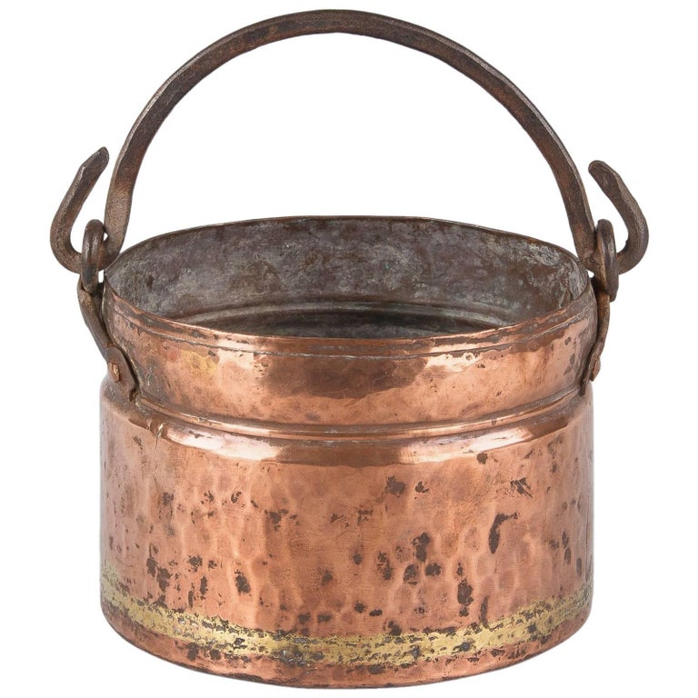 19th Century French Copper Bucket at 1stDibs