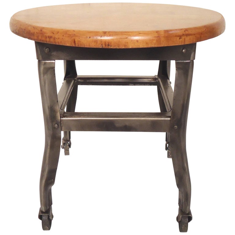 Small Industrial Stool For Sale at 1stDibs