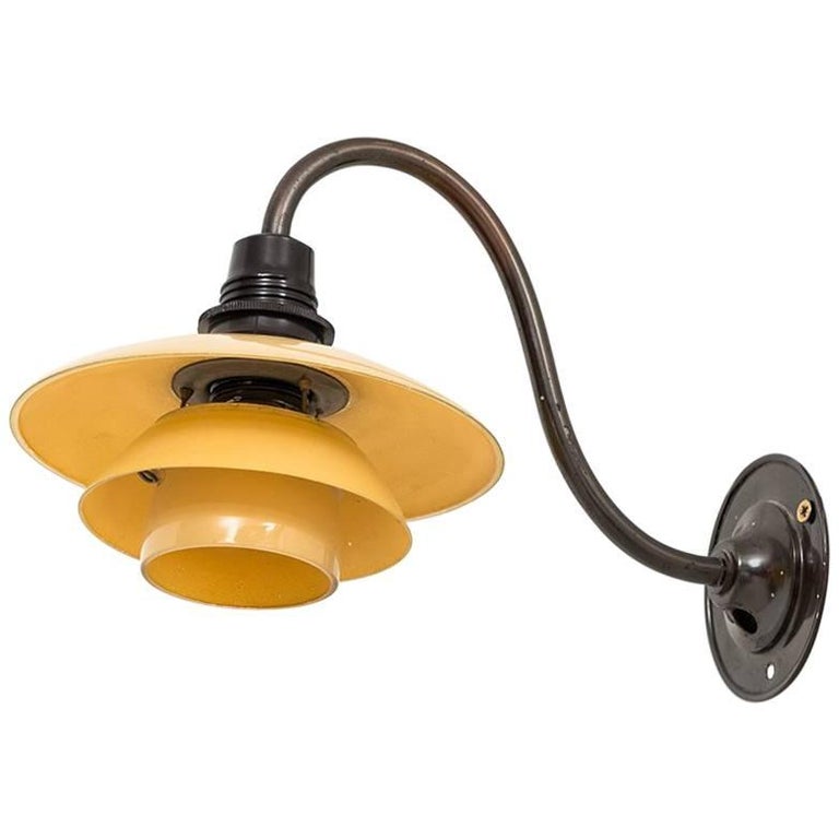 Satin Black PH 3-2,5 Outdoor Wall Lamp by Poul Henningsen for Louis ...