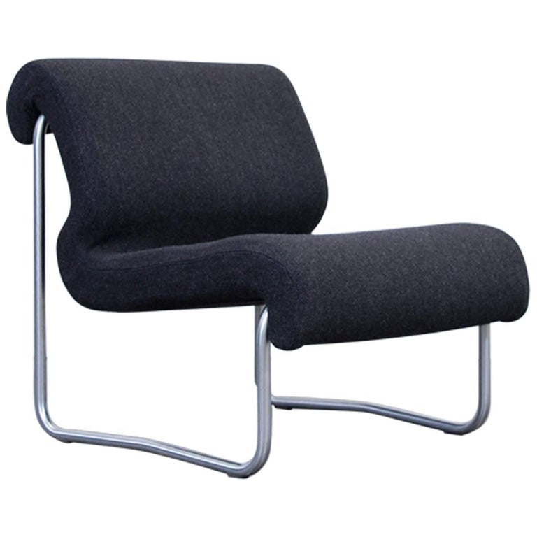 Fröscher Sitform Jürgen Lange Designer Chair Fabric Grey One-Seat ...