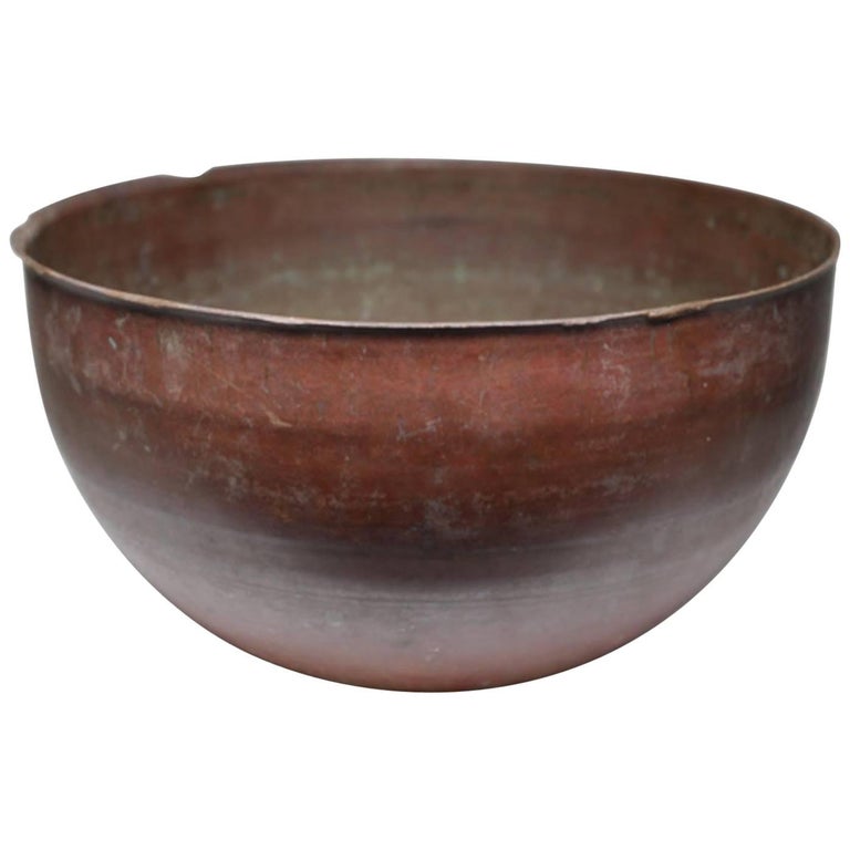 Early 20th Century Large Copper Pot, circa 1930-1950 For Sale at 1stDibs