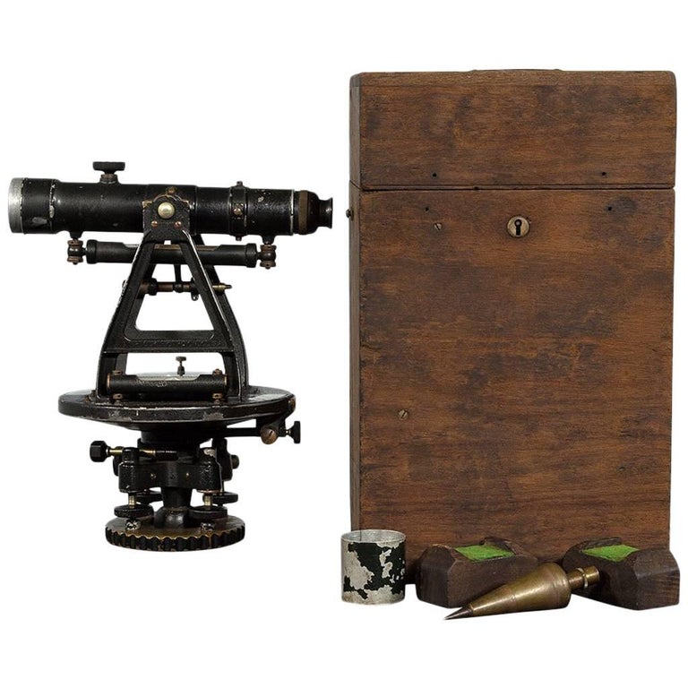 Vintage Gurley Surveyor Transit Level with Original Box at 1stDibs ...