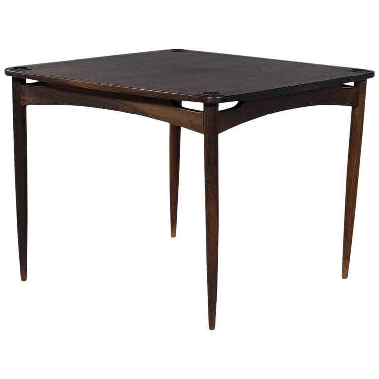 =Mid-Century Games Card Bridge Table at 1stDibs