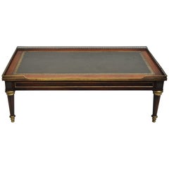 Ralph Lauren Mercer Street Rosewood and Glass Dining Table For Sale at ...