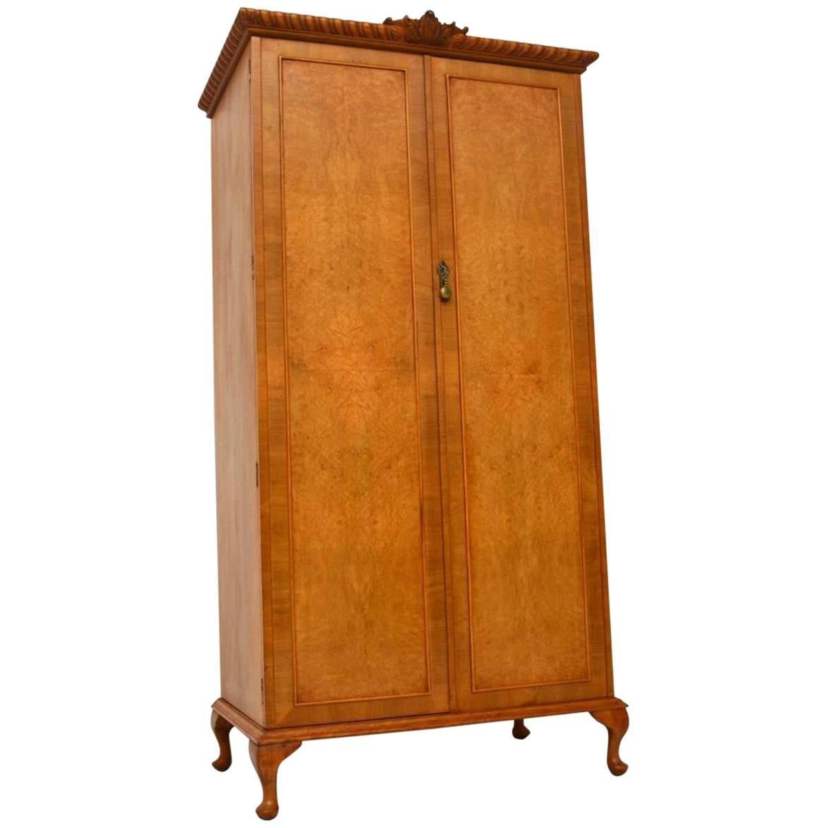 Antique Burr Walnut Wardrobe at 1stDibs | walnut wardrobe antique ...