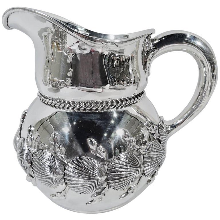 Wonderful Theodore B Starr Sterling Silver Seashell Water Pitcher For ...